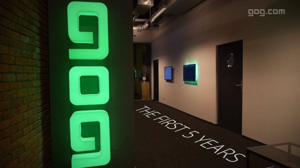GOG celebrates 5 years with a company history video