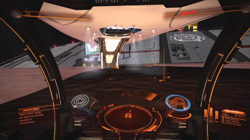 Elite: Dangerous video goes inside a planetary Starport