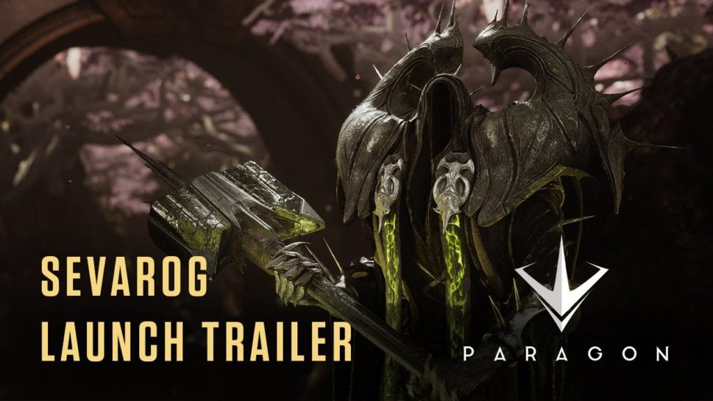 Paragon gets a new Hero Sevarog - Grux and Feng Mao nerfed