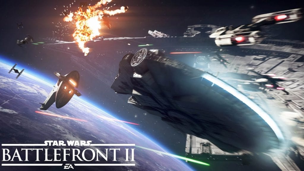 Star Wars Battlefront 2 video shows Starfighter Assault mode