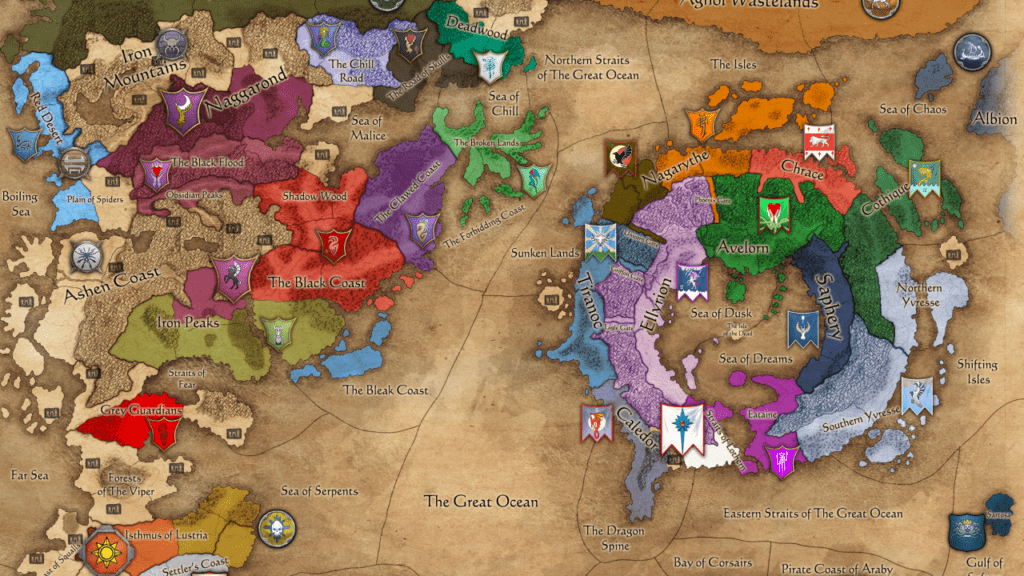 Total War: Warhammer 2 - Eye of the Vortex campaign map image