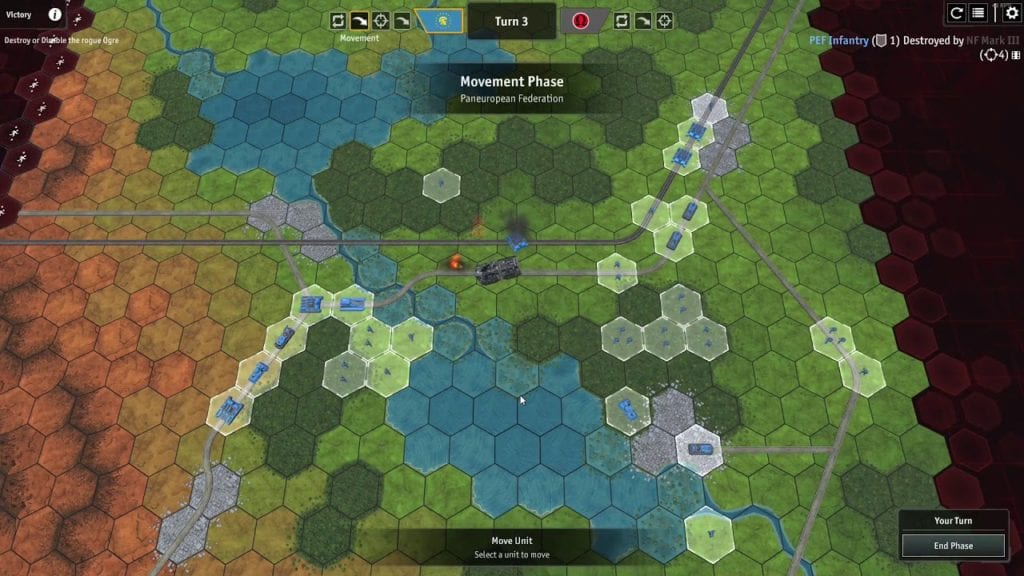 PC Invasion Plays Ogre - Squishy Infantry versus AI Tank Overkill