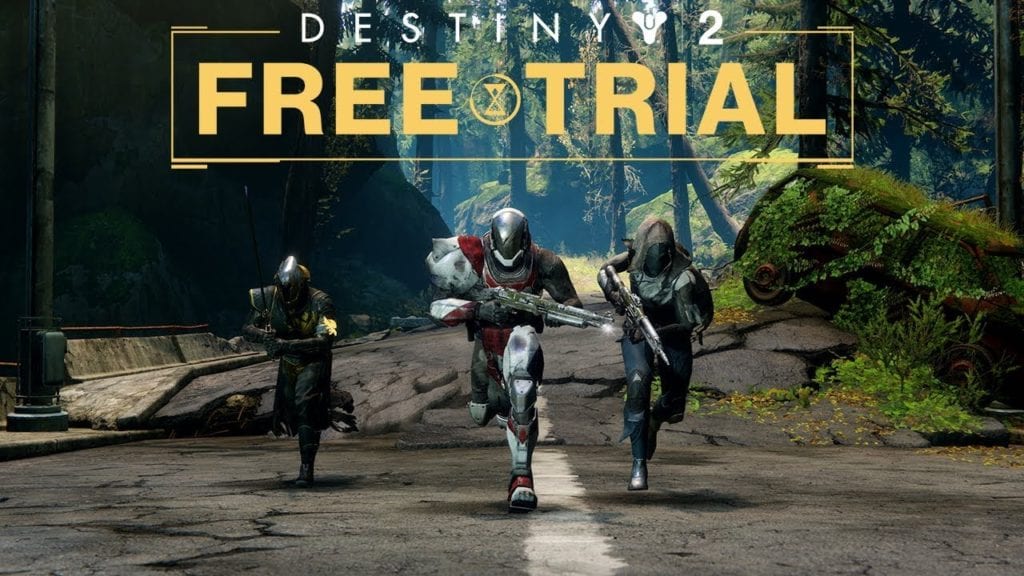 Destiny 2 free trial version available from 28 November