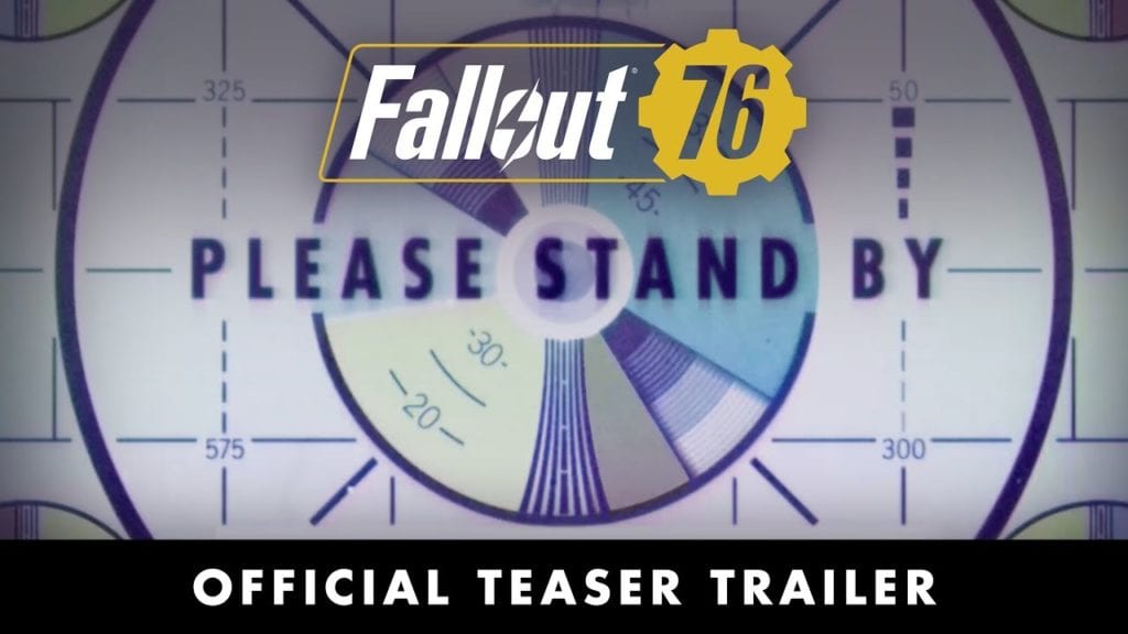 Fallout 76 announced. Watch the teaser trailer