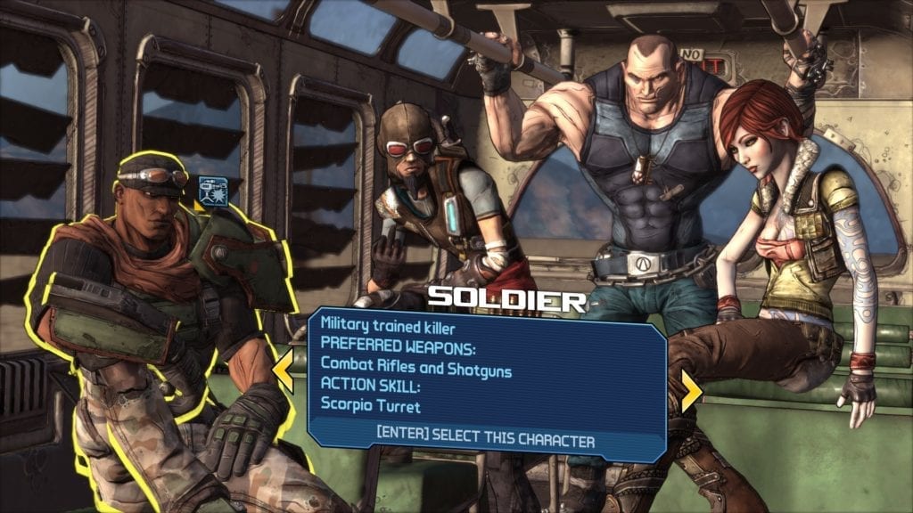 Borderlands 1 Characters