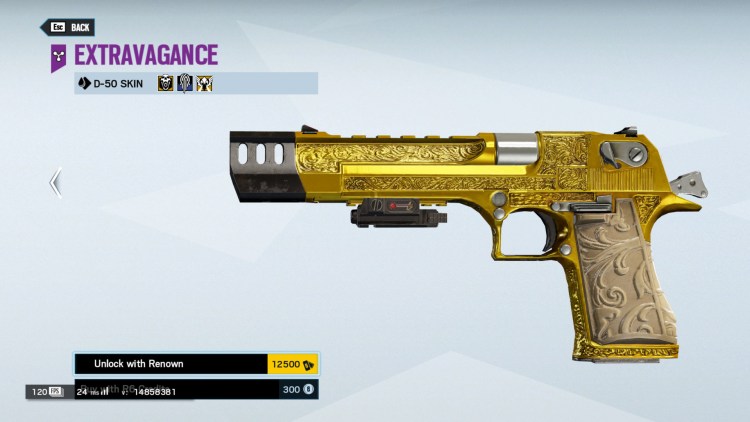Rainbow Six Siege golden gun arcade is here for a limited time