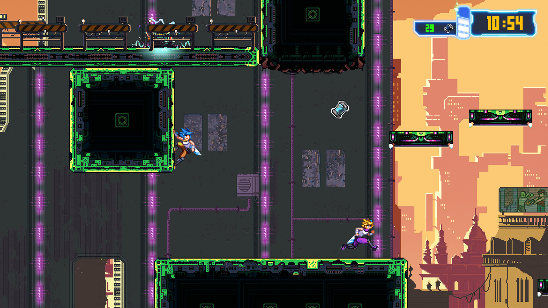 Aeon Drive gameplay trailer shows off co-op dashing and clashing