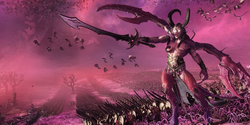 New Total War: Warhammer III trailer is all about the Slaanesh faction
