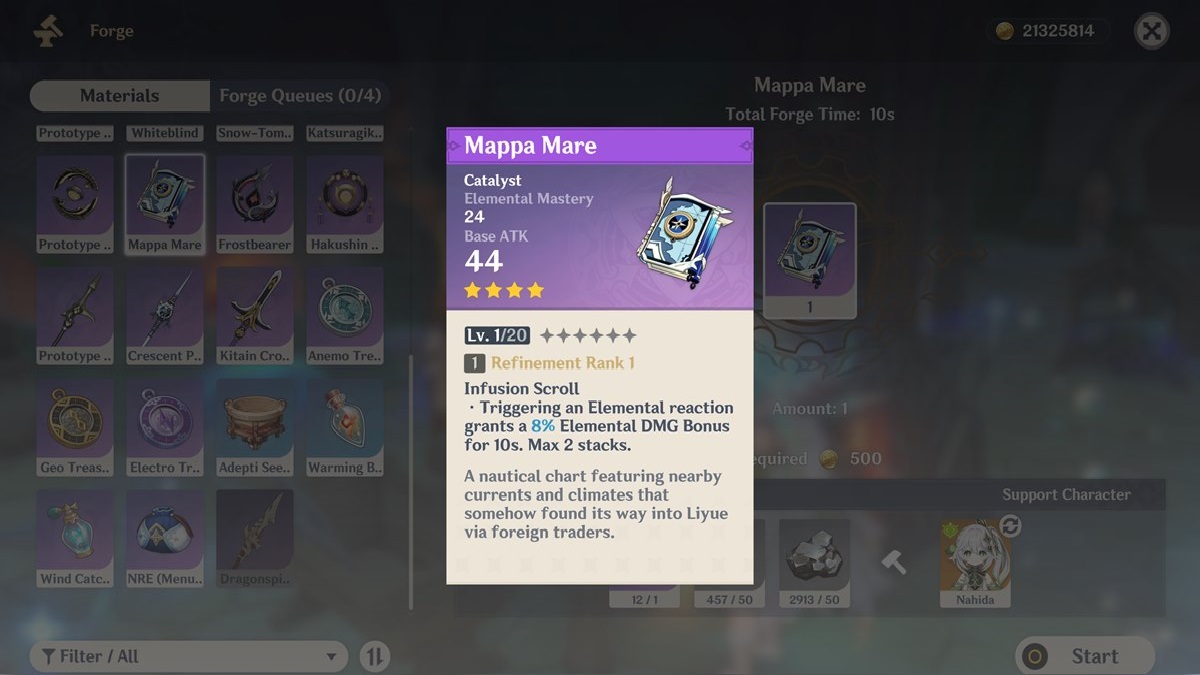 Genshin Impact: Nahida best weapons guide