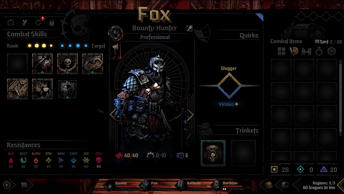 How to Unlock the Bounty Hunter in Darkest Dungeon 2