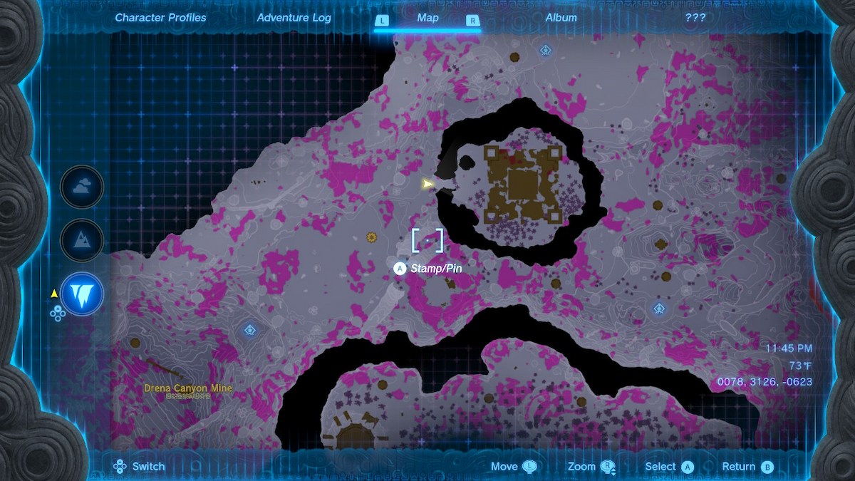 Where to find the Gleeok Den in Zelda: Tears of the Kingdom (TotK)