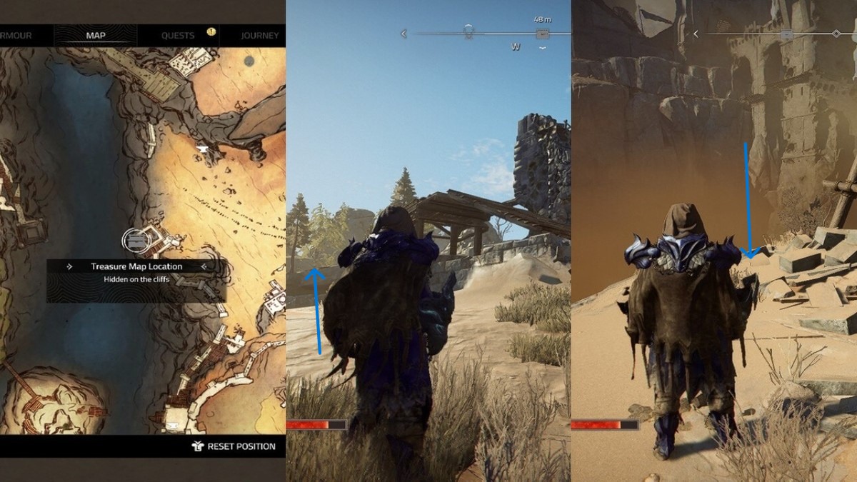 All Caladrias Treasure Map locations in Atlas Fallen