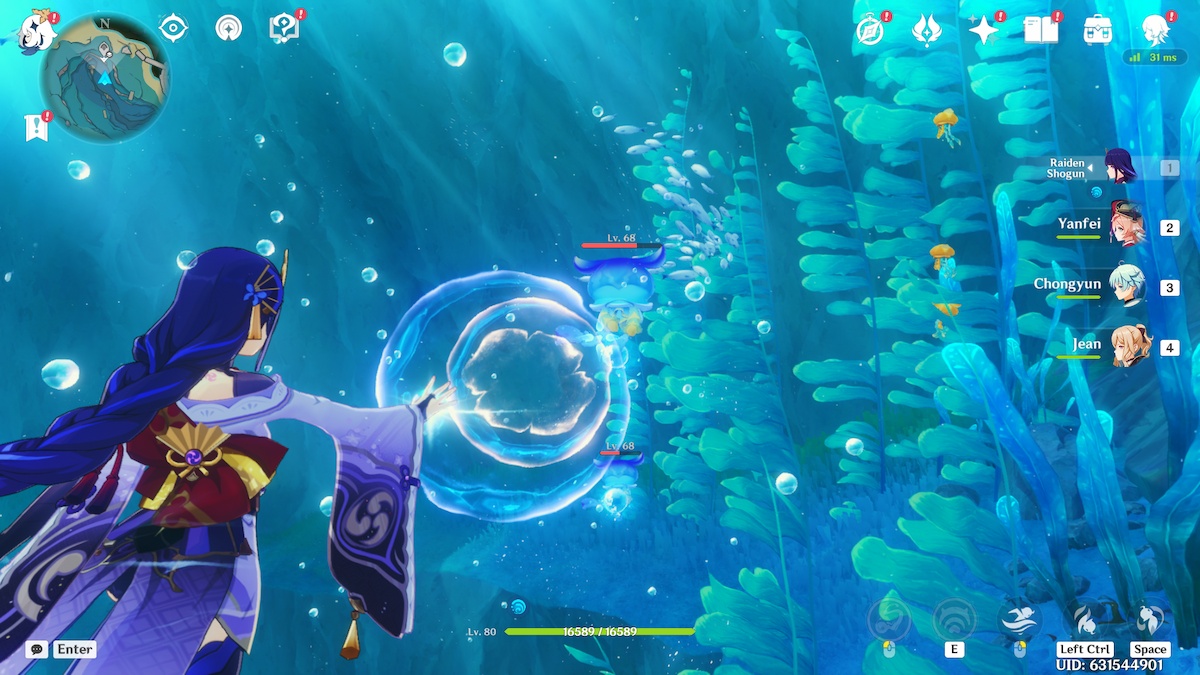 Как плавать под водой в Genshin Impact - Device4Game