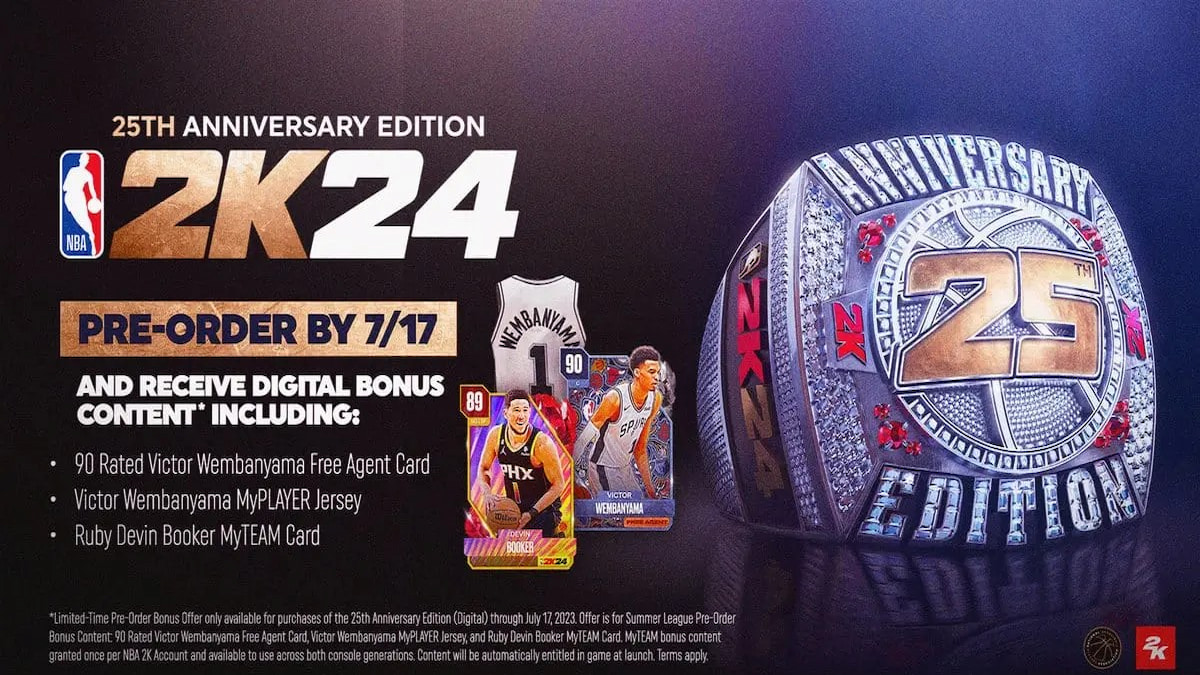 How To Unlock Your NBA 2K24 Pre-Order Bonuses