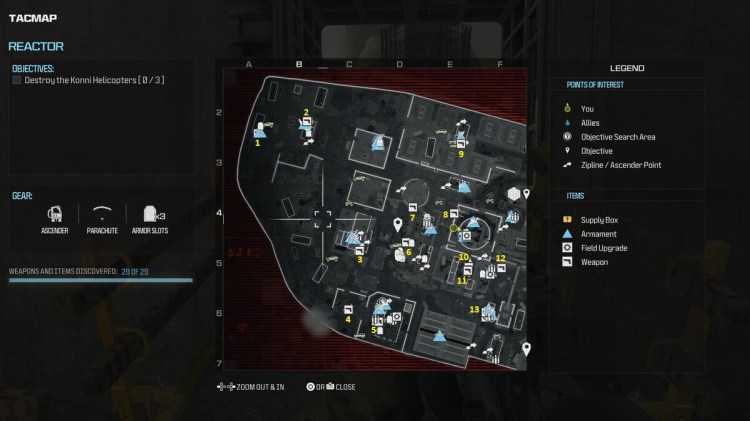 Modern Warfare 3 (MW3) Reactor: All 29 weapons and items locations