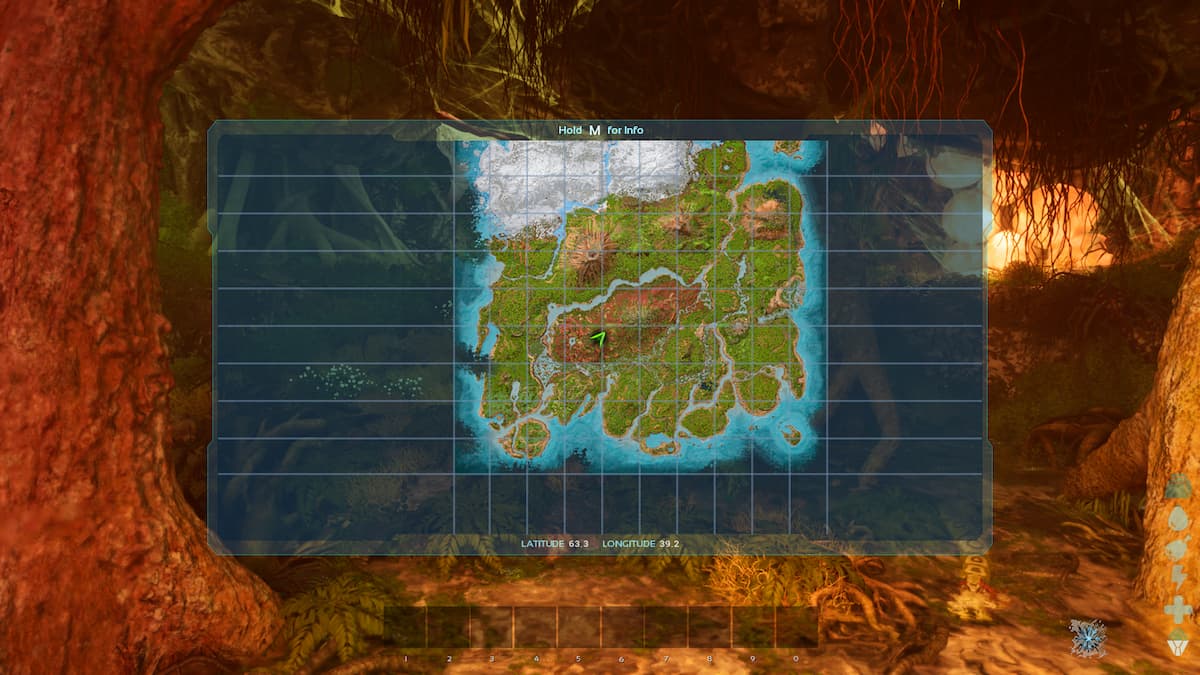 All The Island dino spawn points in Ark Survival Ascended