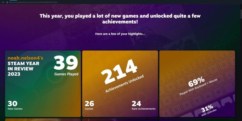 How to get your 2023 Steam Year in Review