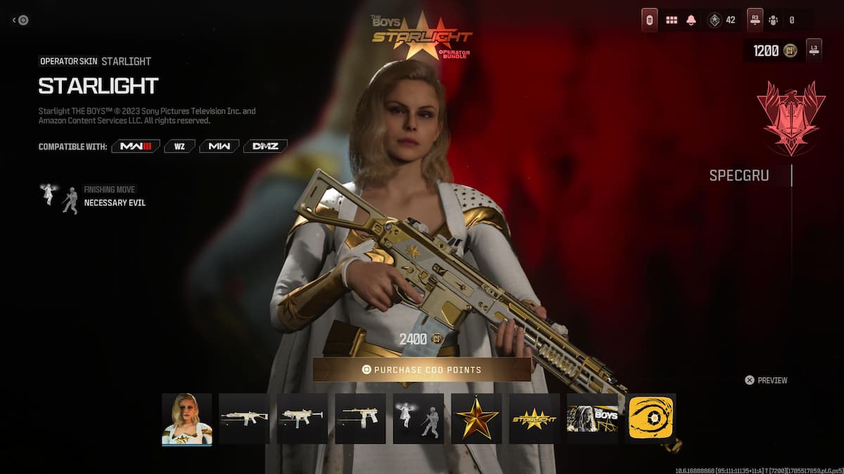 How to get Starlight Operator skin in Modern Warfare 3