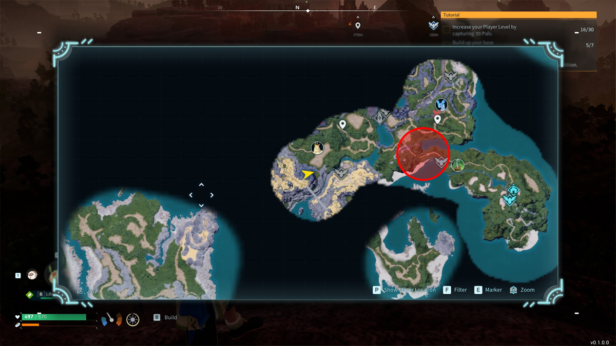 How to quickly find Nitewing in Palworld