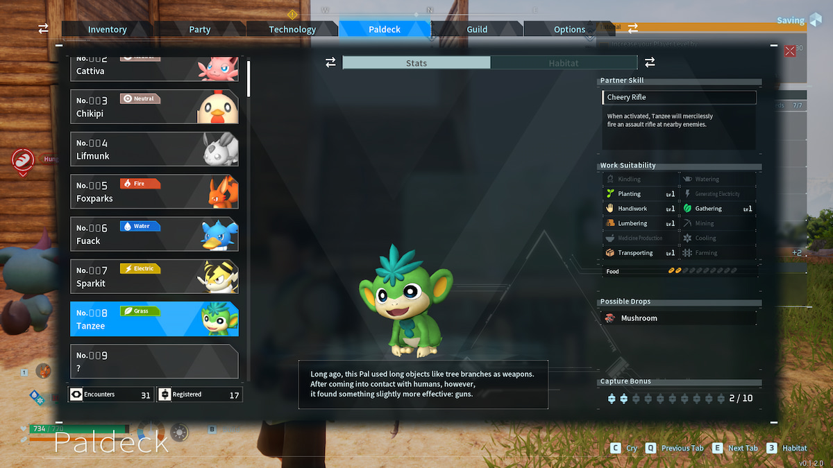 How to find Tanzee locations in Palworld