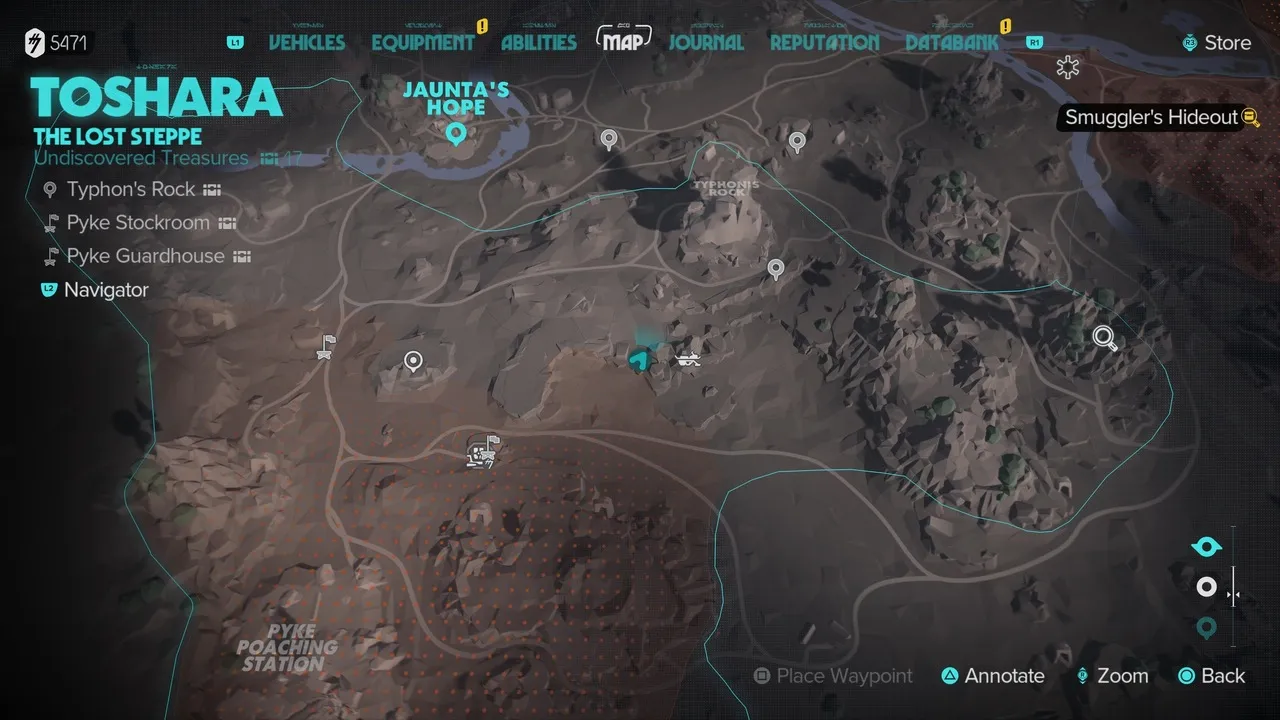 Star Wars Outlaws Smuggler's Hideout location and rewards