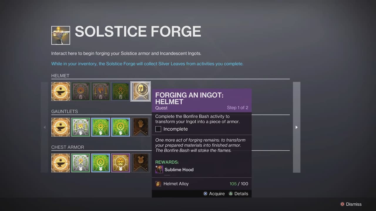 Destiny 2 Celebrating Solstice walkthrough: Solstice Forge, explained